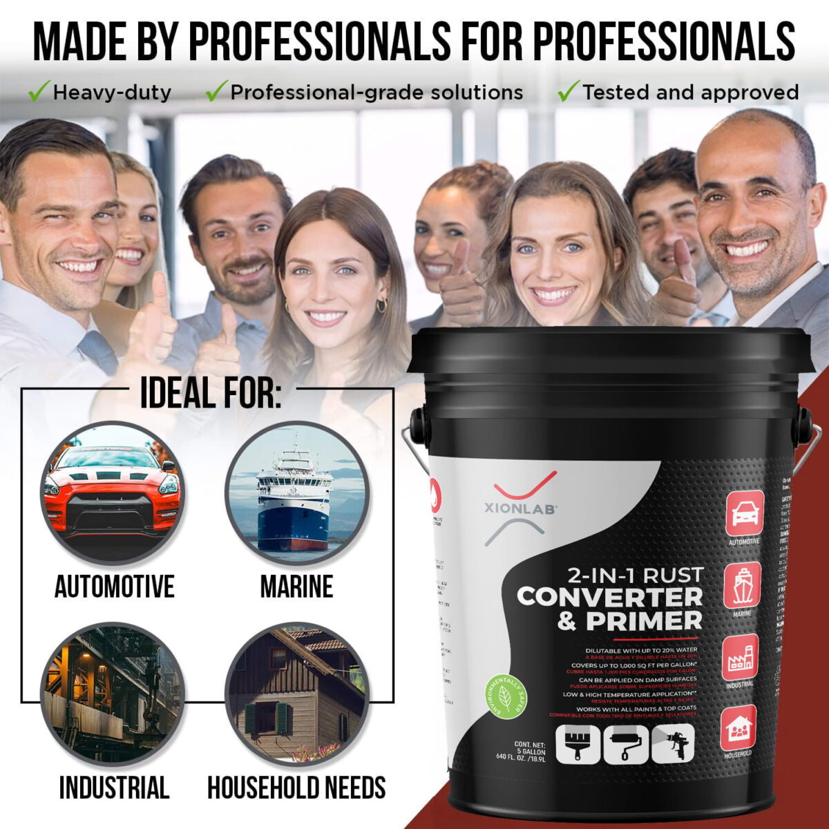 2-in-1 Rust Converter & Metal Primer - Xion Lab